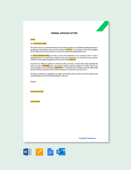 FREE Formal Excuse Letter for Employee Template - Word | Google Docs ...
