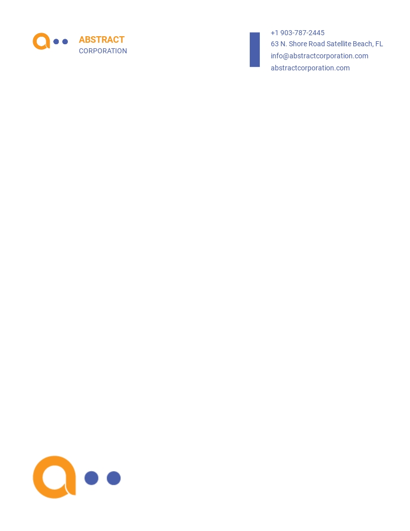 Insurance Company Letterhead Template