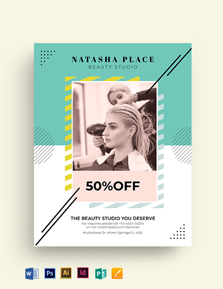 Photography Studio Business Flyer Template - Download in Word, Google ...