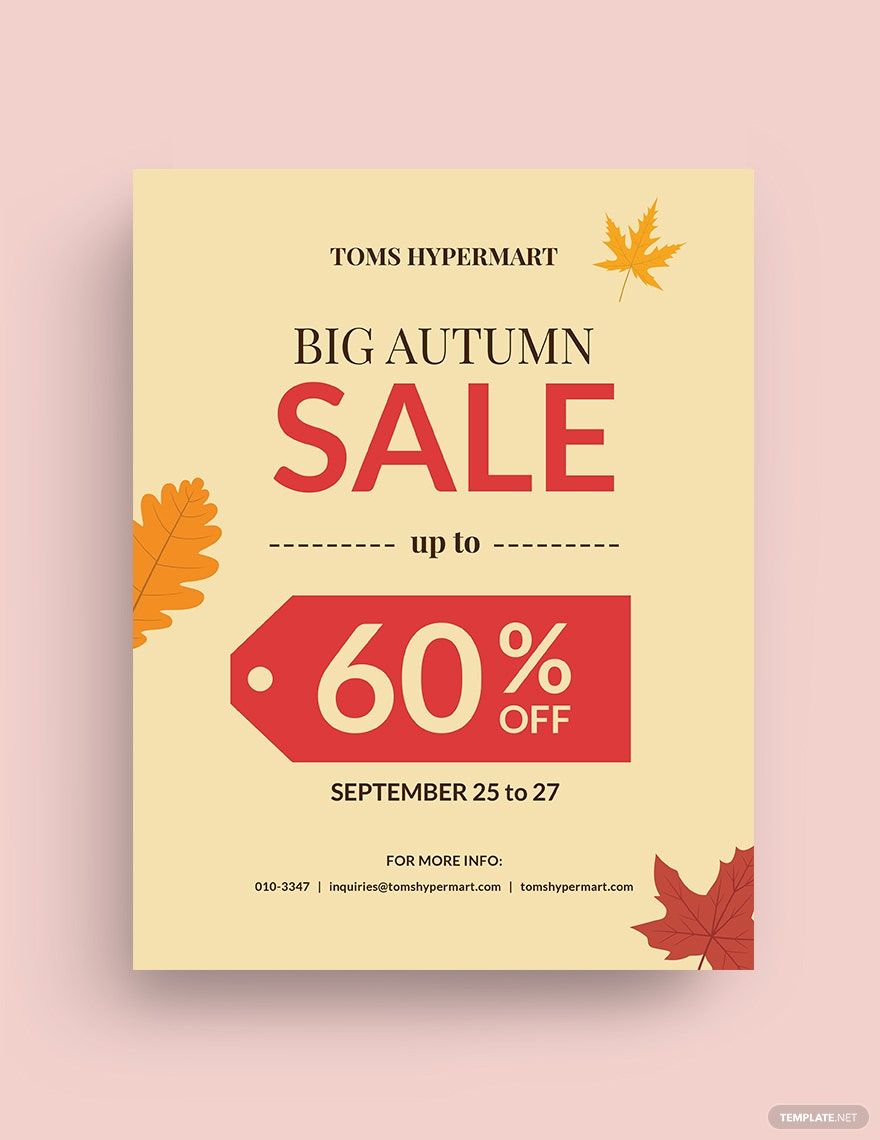 Big Sale Flyer Illustrator Templates Design Free Download 
