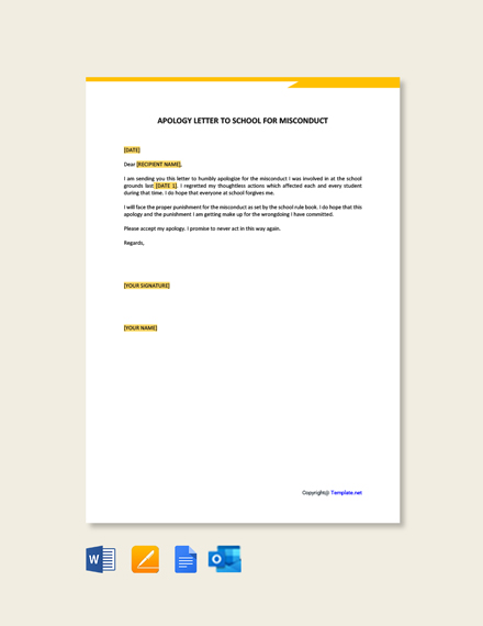 FREE Complaint Letter Against An Employee Misconduct Template - Word ...