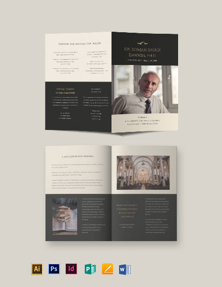 20+ FREE Funeral Brochure Templates - PDF | Word (DOC) | PSD | InDesign ...