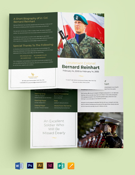 48+ Funeral Program Templates in PDF | MS Word | Pages | Google Docs ...