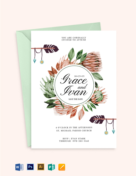 Office Invitation Template - Google Docs, Illustrator, Word, Apple ...