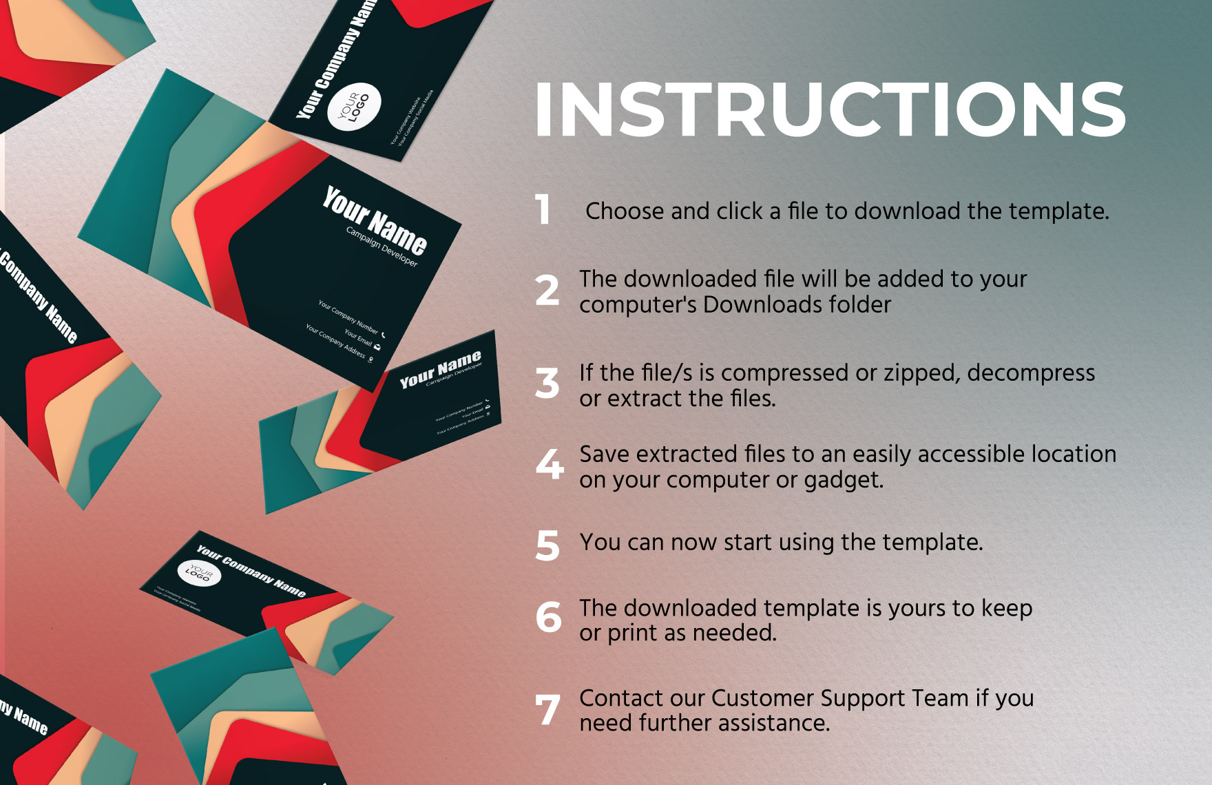 Campaign Developer Business Card Template - Download in Word, PDF ...