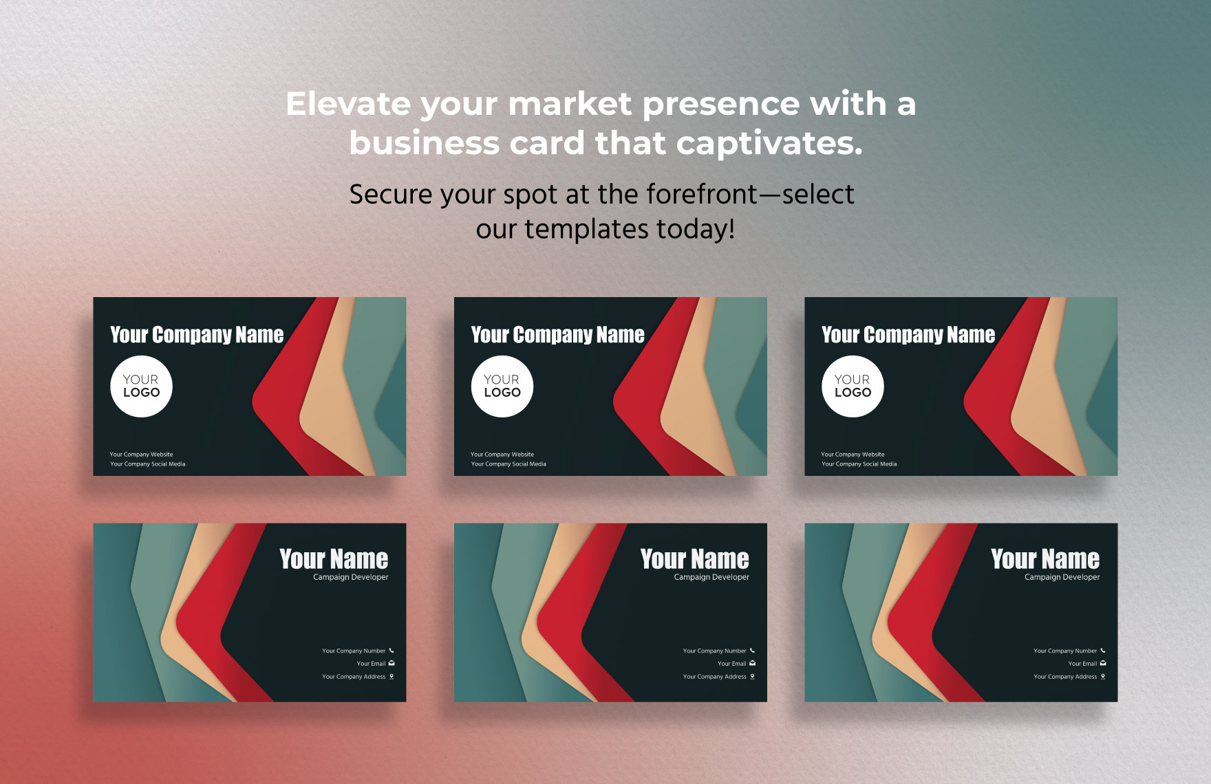 Campaign Developer Business Card Template - Download in Word, PDF ...