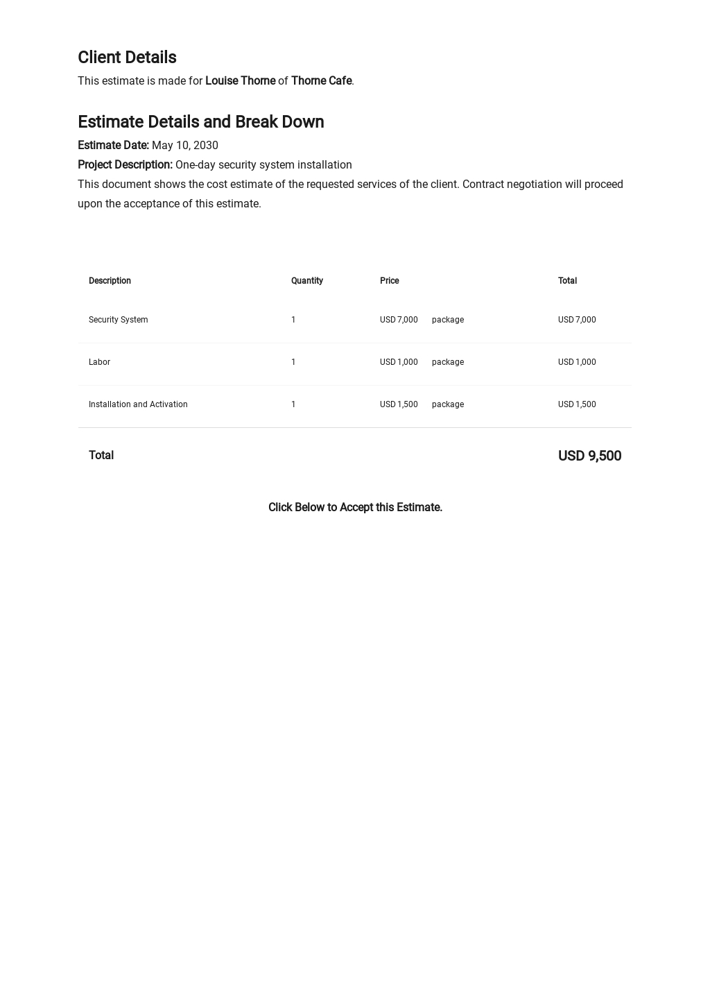 Company Portfolio Estimation
