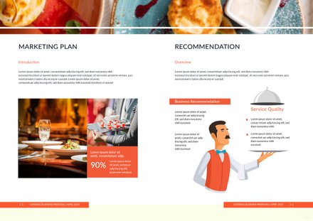 Catering Business Proposal Template in Microsoft Word, Publisher, Adobe ...