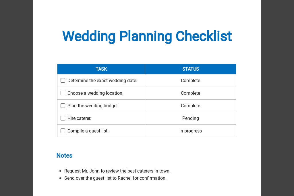 Wedding Questionnaire Template - Google Docs, Excel, Word, PDF ...