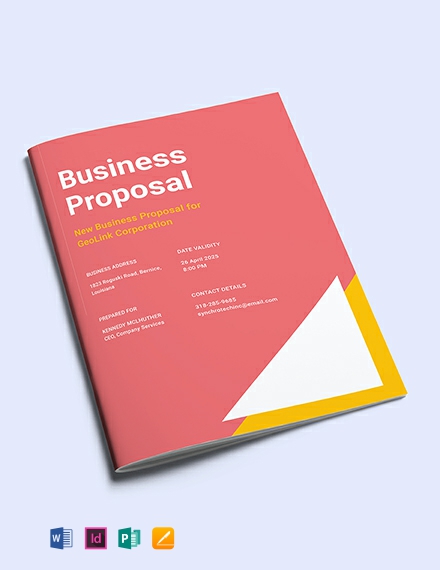 FREE New Business Proposal Template - Word | PSD | InDesign | Apple ...