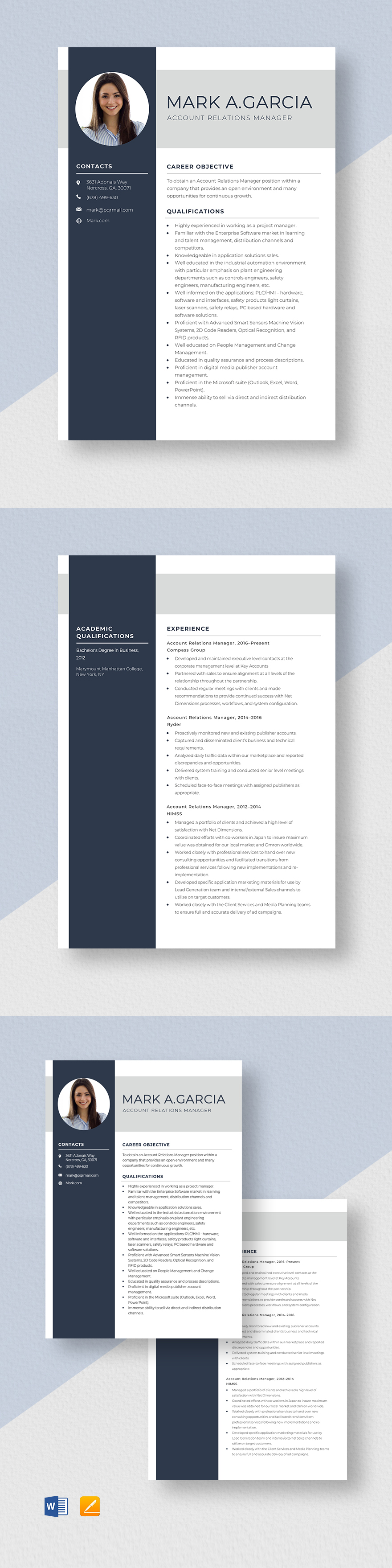 cosmetic-account-manager-resume-template-word-apple-pages-template