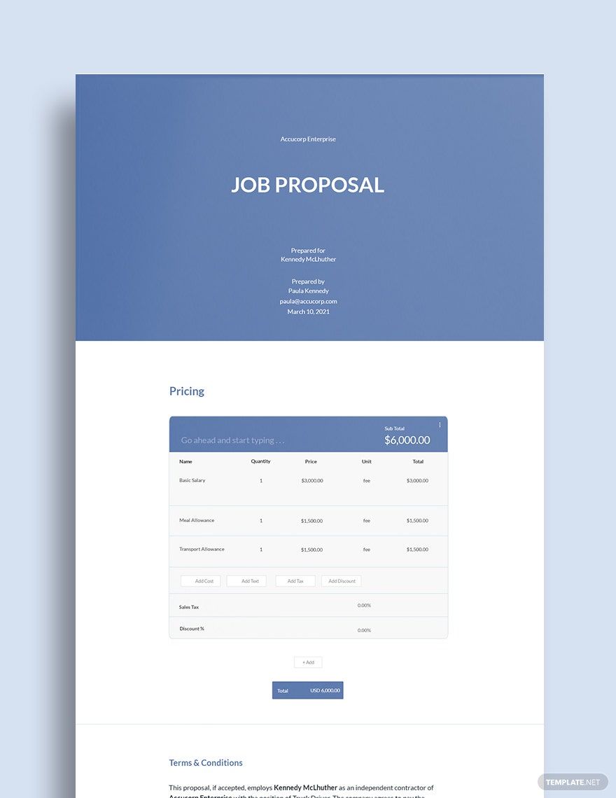 Health Care Proposal Template - Google Docs, Word, Apple Pages ...