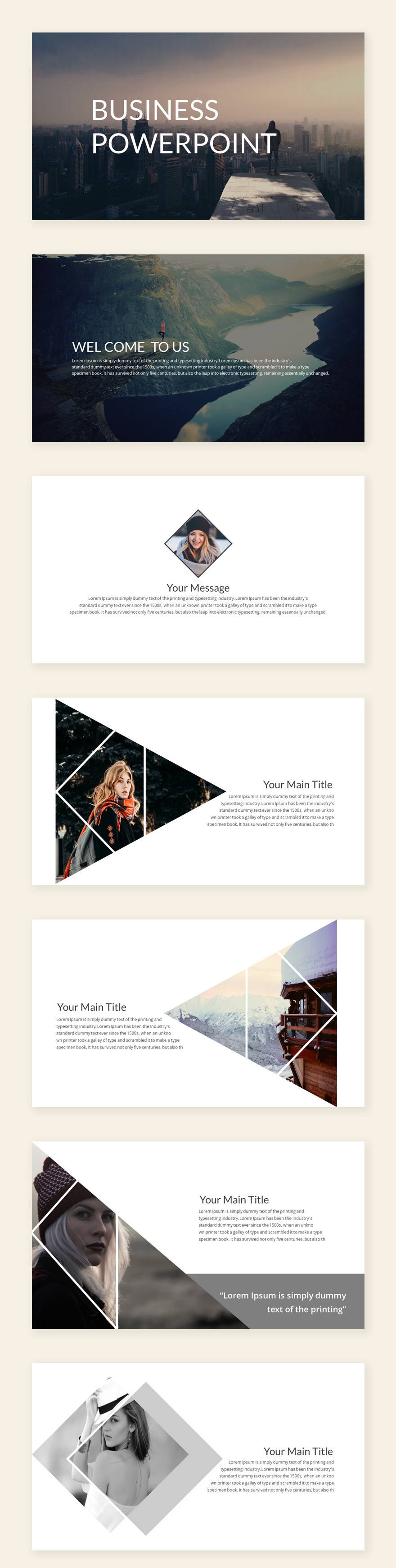 Business Powerpoint Presentation Template - Apple Keynote, PowerPoint ...