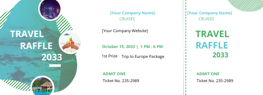 Vacation Raffle Ticket Template - Edit Online & Download Example ...