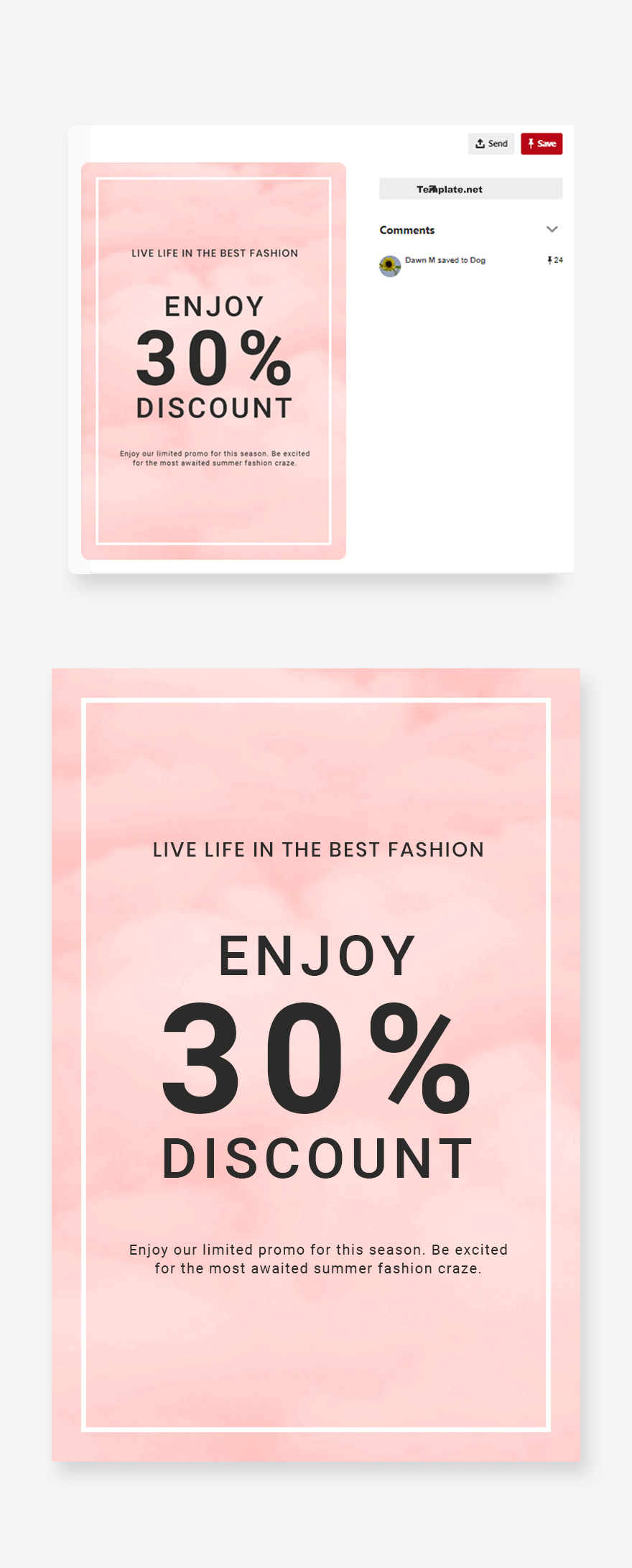 Black Friday Sale Pinterest Pin Template - PSD | Template.net