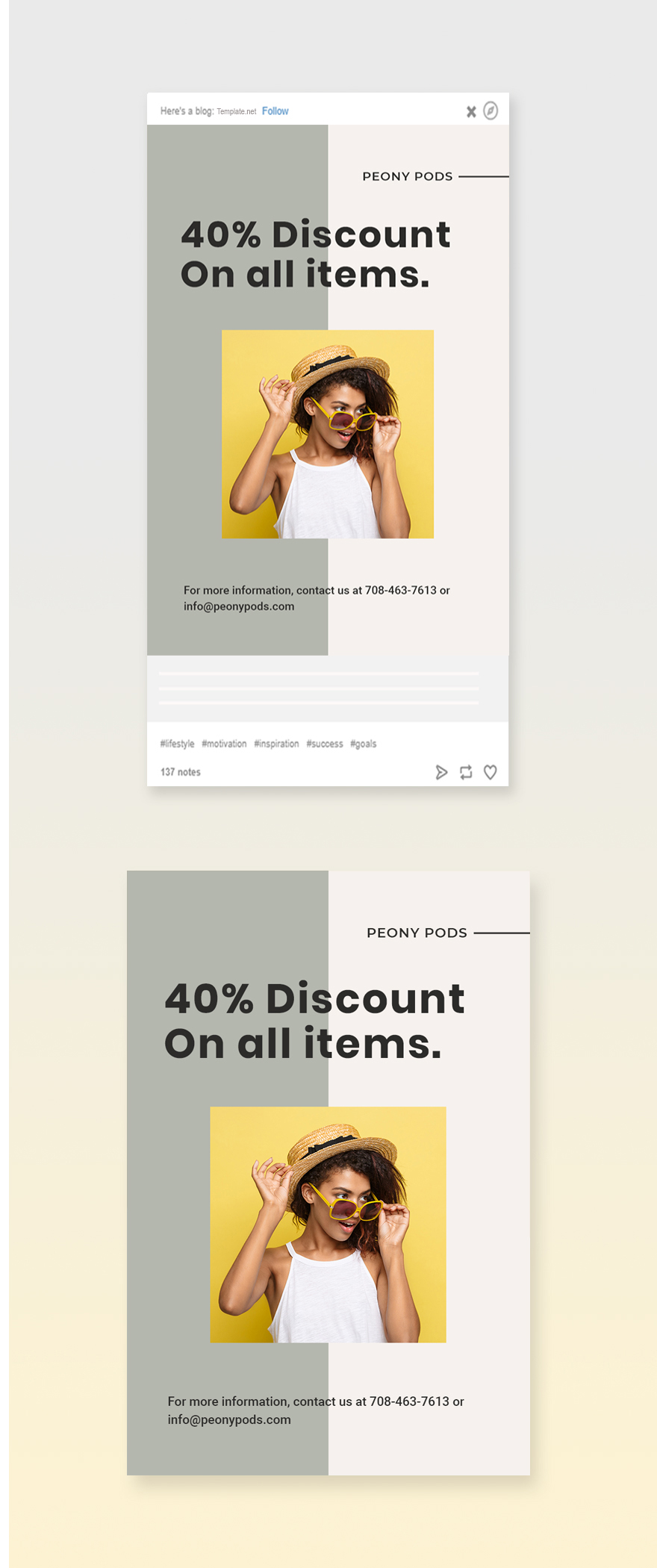 Trendy Fashion Sale Whatsapp Post Template - PSD | Template.net