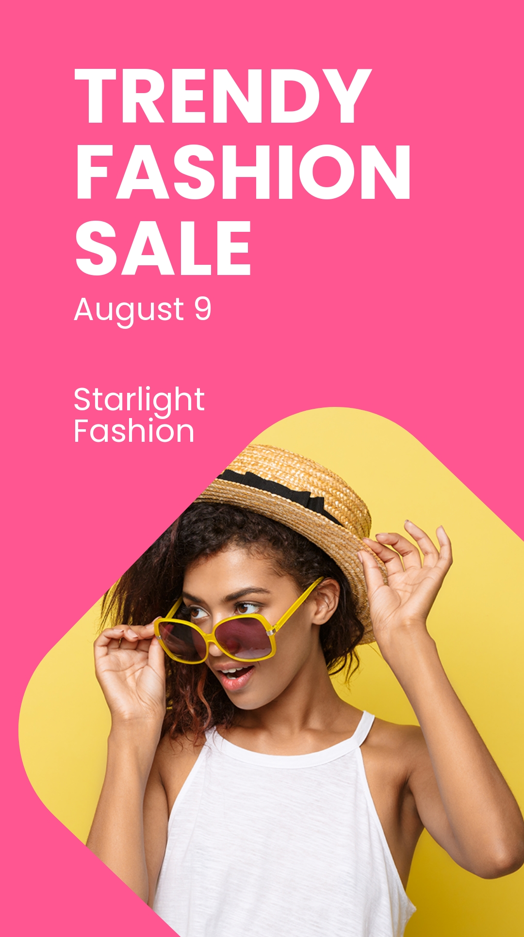 Trendy Fashion Sale Twitter Post Template - PSD | Template.net