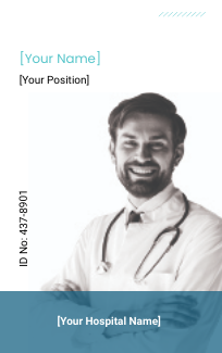 Physician ID Card Template - Edit Online & Download Example | Template.net