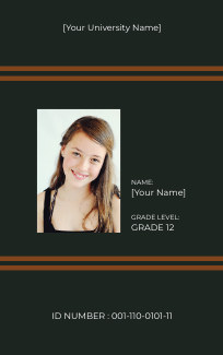 FREE Student Id Card Templates & Examples - Edit Online & Download