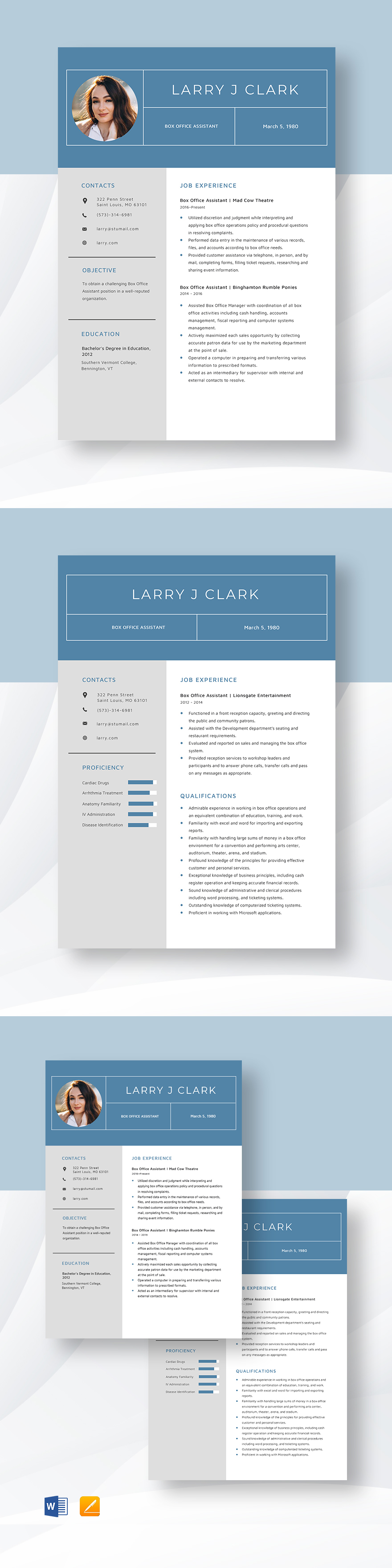 Medical Office Administration Resume Template - Word, Apple Pages ... Medical Office Administration Resume Template - Word, Apple Pages ...