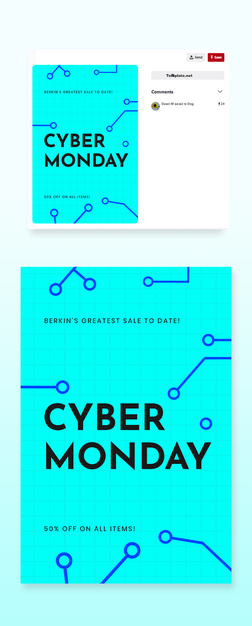 Editable Cyber Monday Sale Instagram Story Template - PSD | Template.net