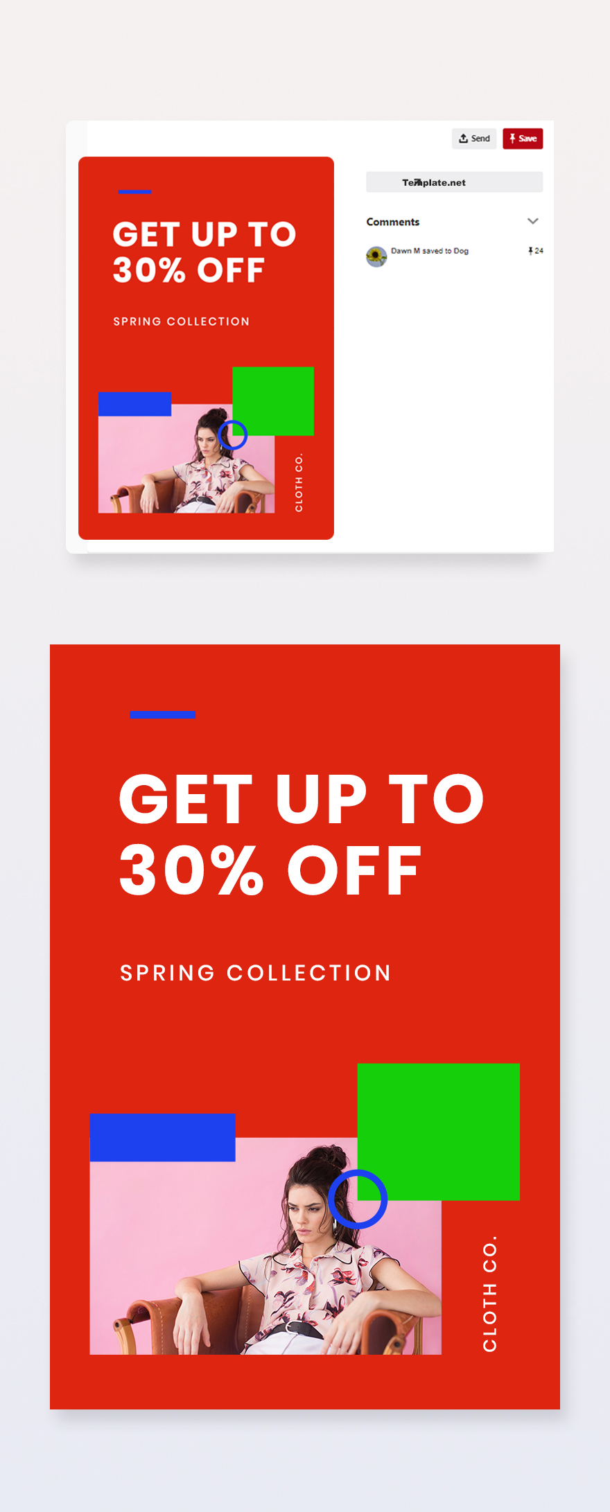 Free Holiday Special Sale Pinterest Pin Template - PSD | Template.net