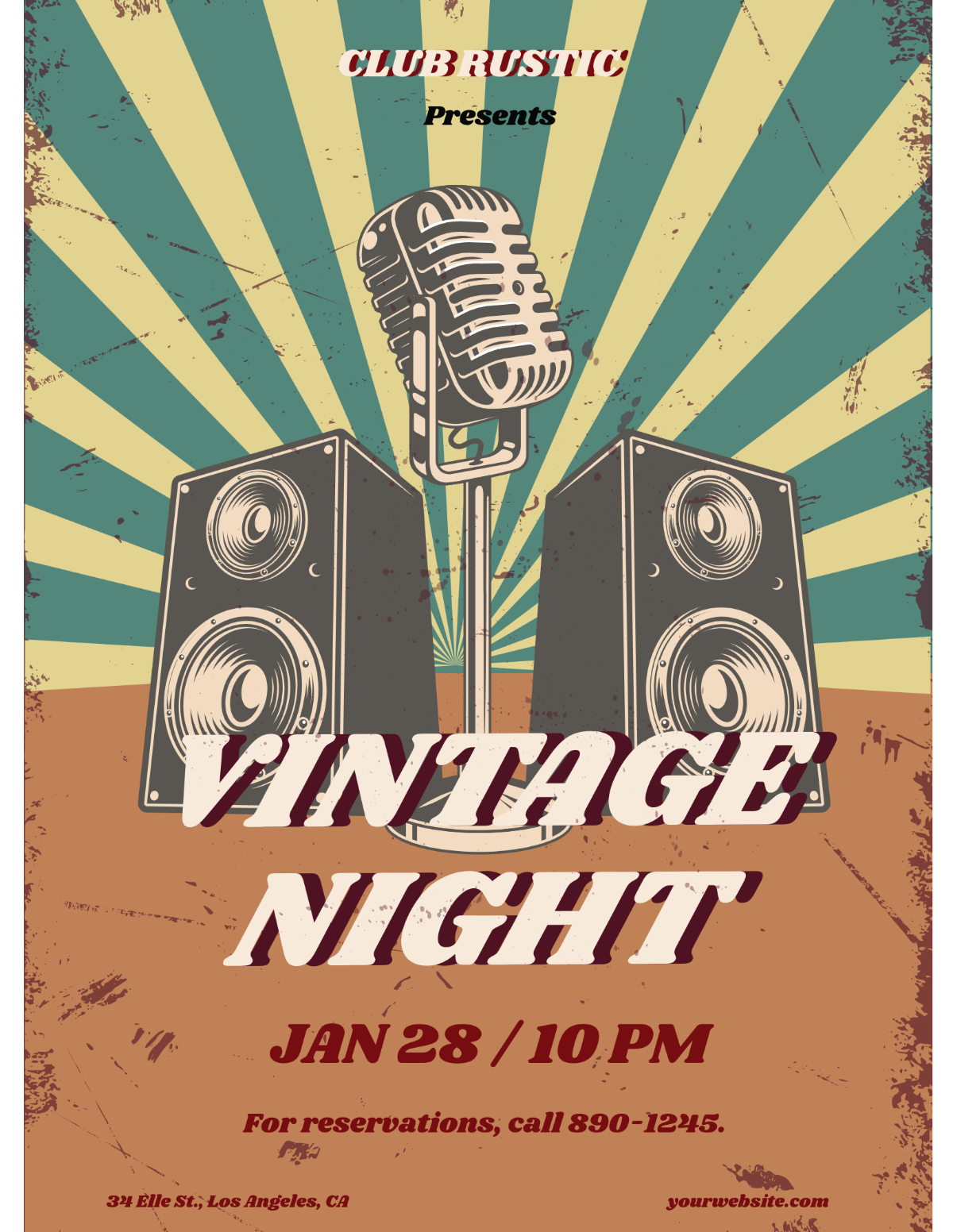 Vintage Flyer Template