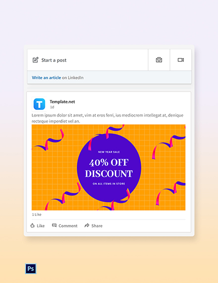 Holiday Discount Sale Facebook Post Template - PSD | Template.net