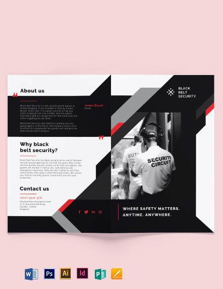 17+ Security Company Brochures - Designs, Templates