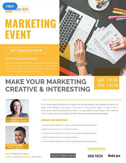 Meetup Event Flyer Template - Edit Online & Download Example | Template.net