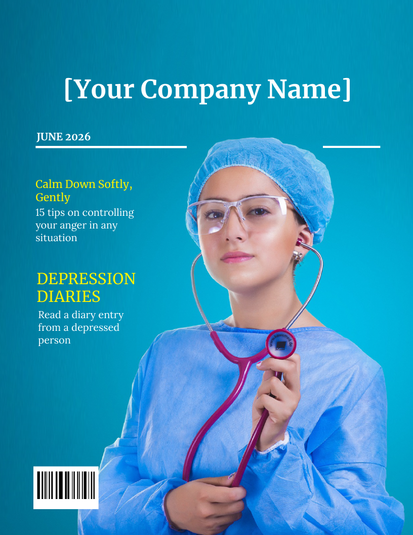 Medical Health Magazine Template - Edit Online & Download Example ...