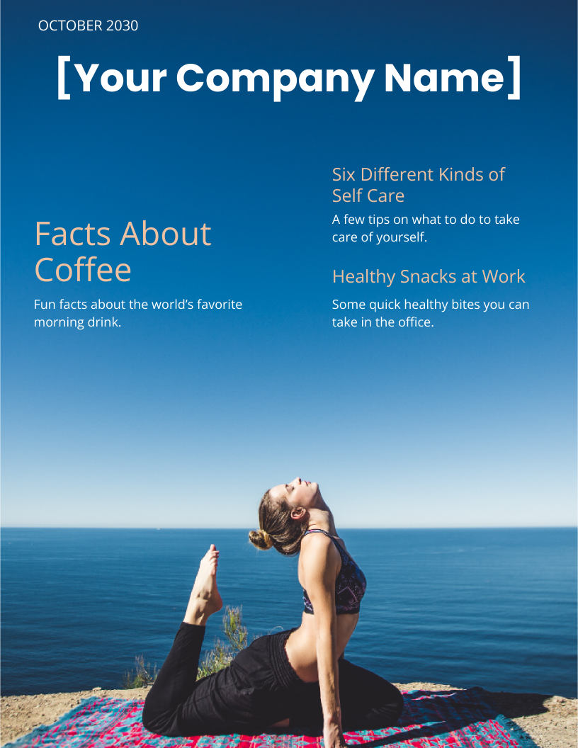 Modern Health Magazine Template - Edit Online & Download Example ...