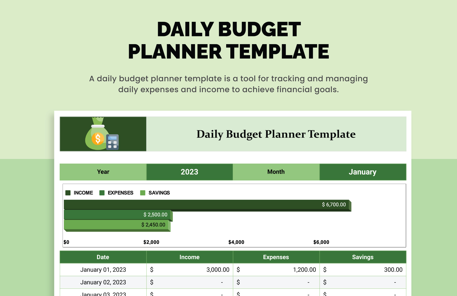 Daily Budget Planner Template Download In Word Google Docs Excel 