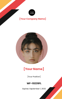 Freelance Writer ID Card Templates - Edit Online & Download Example ...