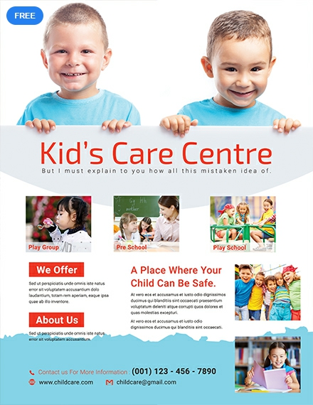Child Day Care Flyer Template - Edit Online & Download Example ...