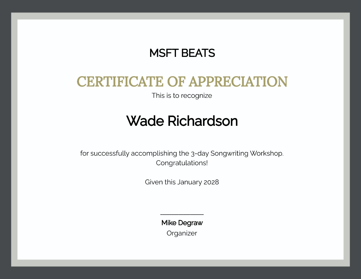Congratulations Award Certificates Templates Edit Online Download