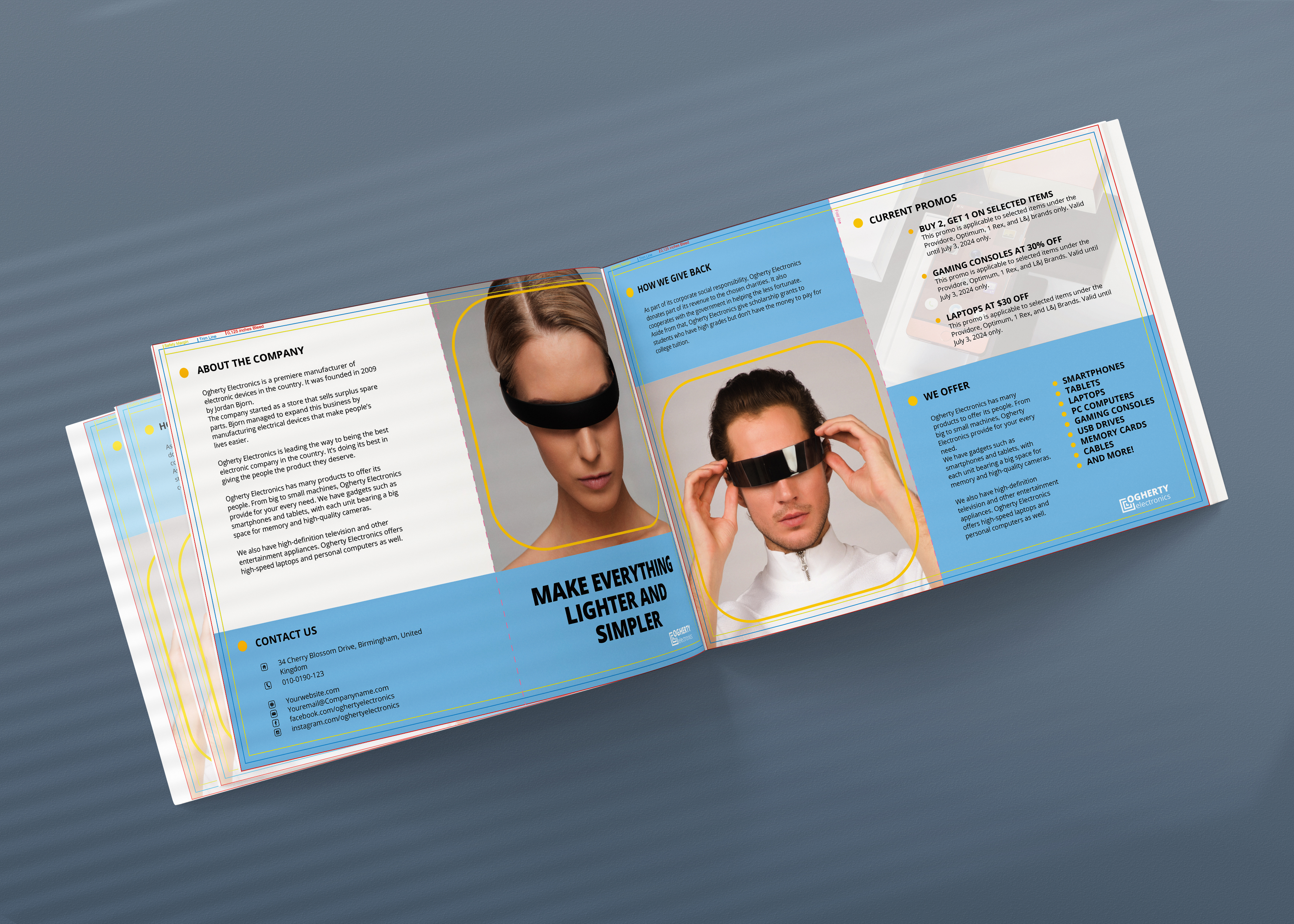 One Page Product Brochure Template - Illustrator, PSD | Template.net