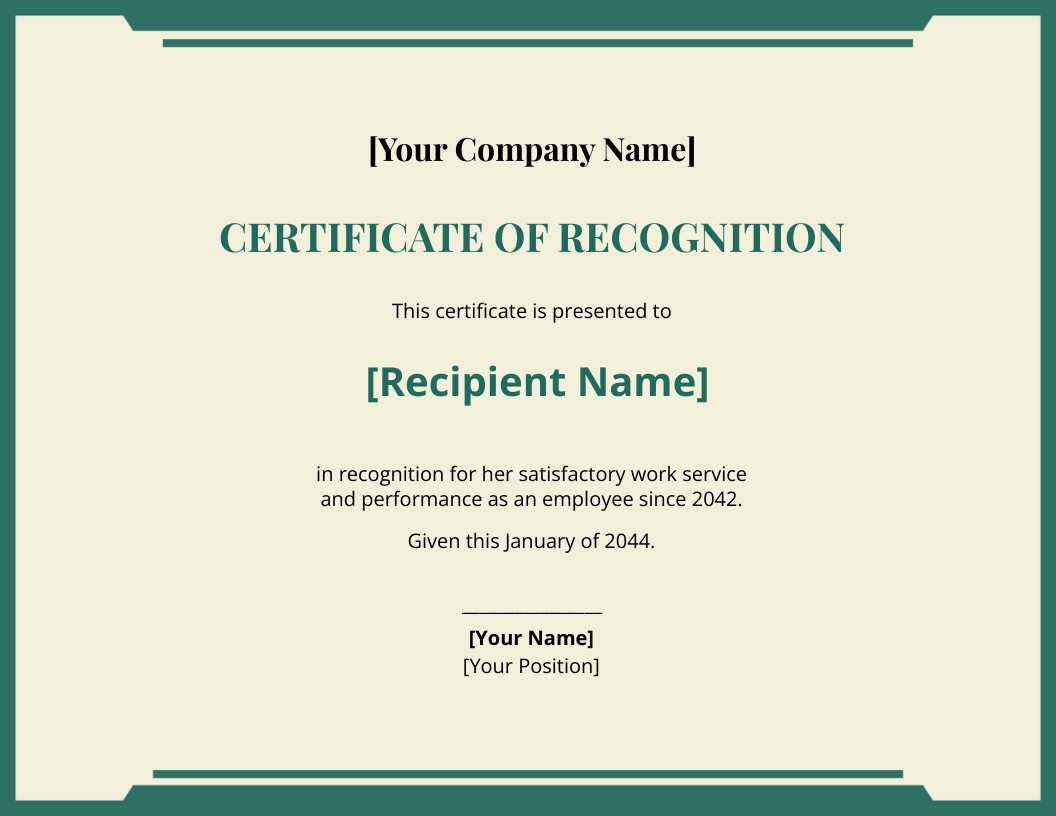 Restaurant Work Experience Certificate Template - Edit Online ...