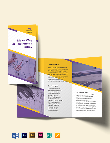 13+ Engineering Company Brochures - Editable PSD, AI, Vector EPS Format ...