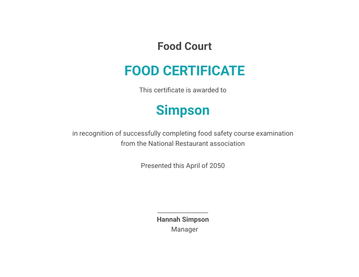 Free Printable Health And Safety Certificate Templates To Customize Online Free Printable Health And Safety Certificate Templates To Customize Online