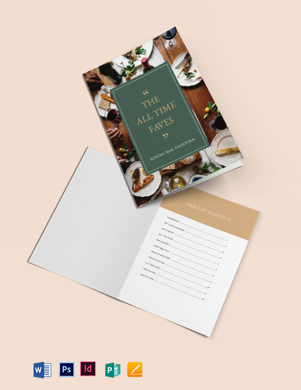 46 Cookbook Templates In PSD AI Vector EPS InDesign Publisher