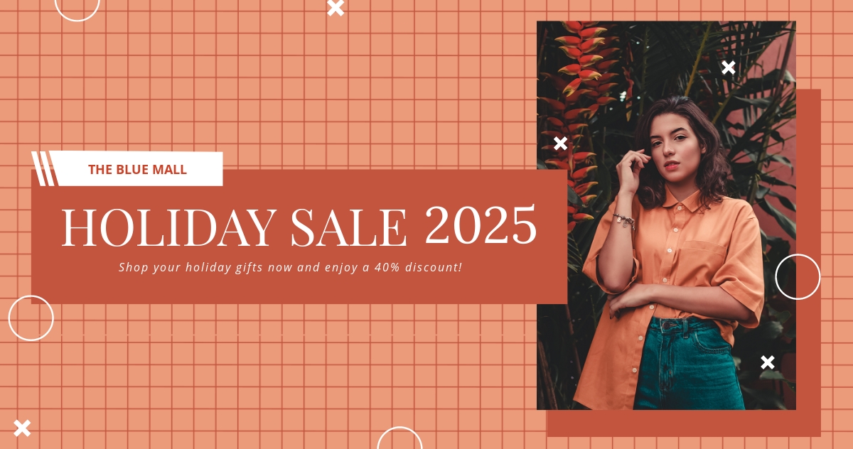 Online Shop App Promotion Facebook Post Template