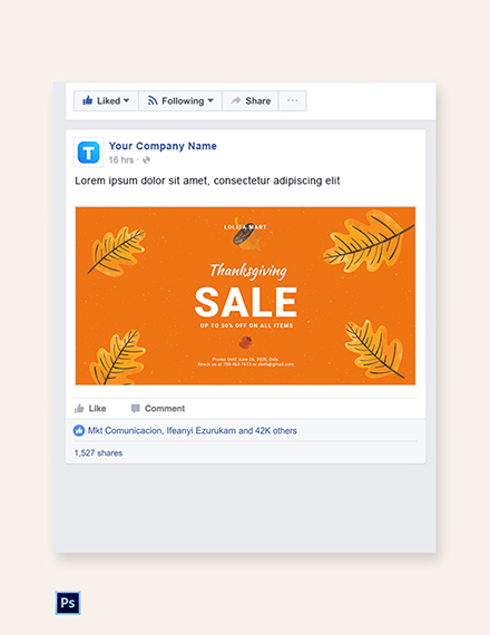 Holiday Special Sale Facebook Post Template - PSD | Template.net