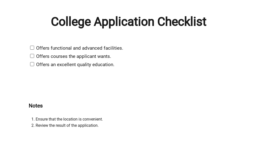 College Admission Application Letter Template - Google Docs, Word | Template.net
