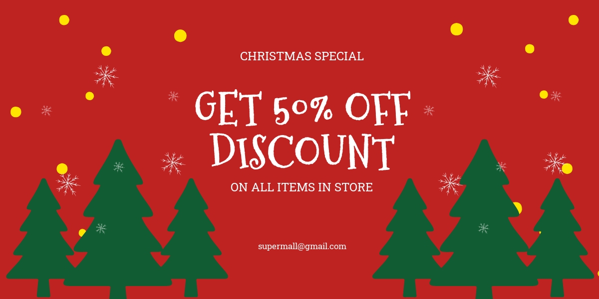 Holiday Off Sale Facebook Post Template - PSD | Template.net