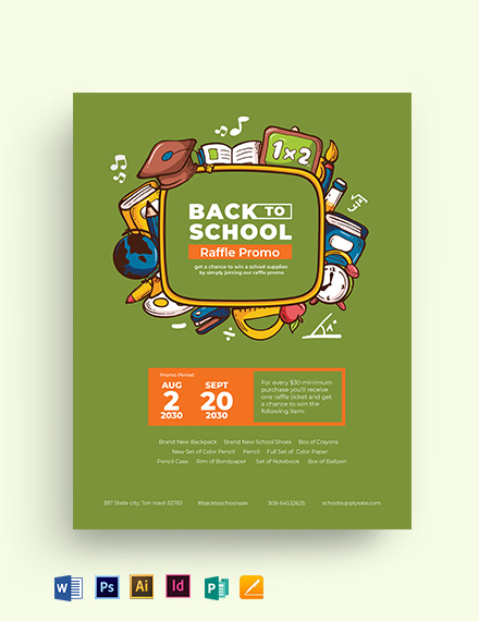34+ Back to School Flyers Template - PSD, AI, EPS, Word