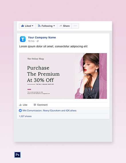 Free Smartphone App Promotion Facebook Post Template - PSD | Template.net