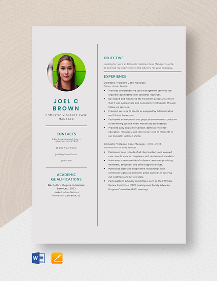 Free Domestic Helper Resume - Download in Word, Apple Pages | Template.net