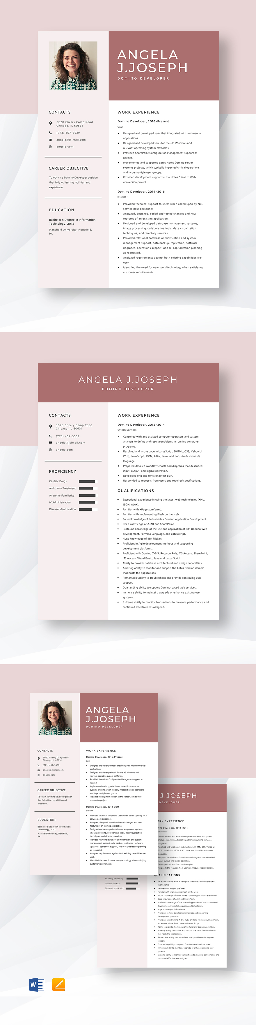 Free Junior Android Developer Resume Template - InDesign, Word, Apple ...