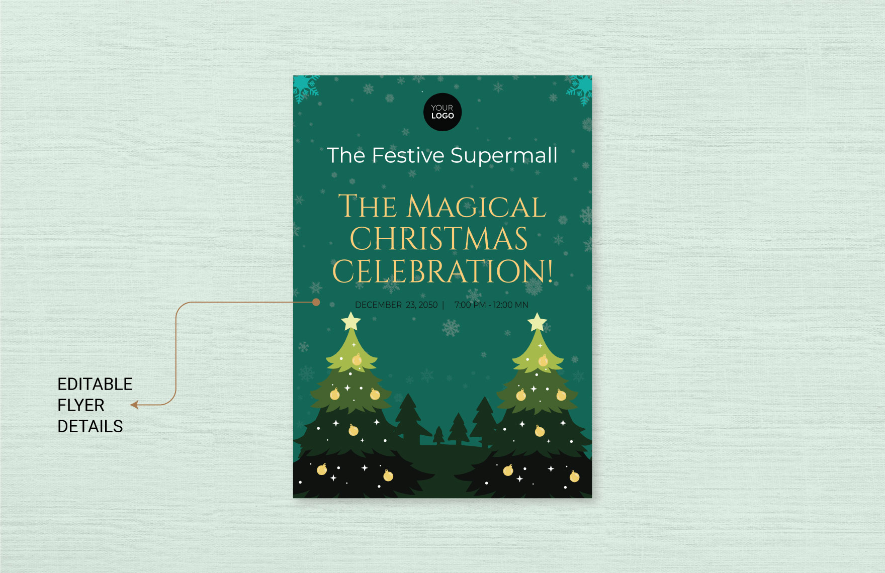 Christmas Flyer Template - Download in Word, Illustrator, PSD, Apple ...